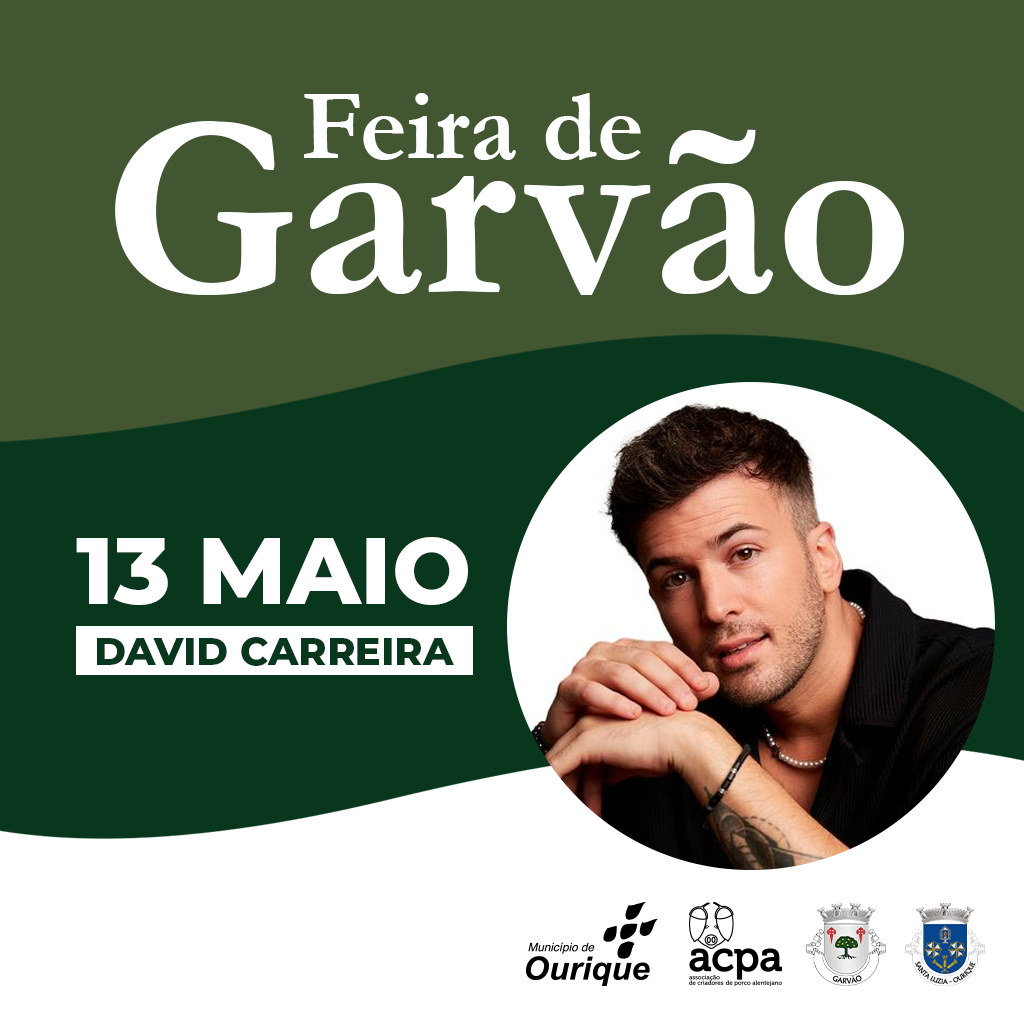 Rádio Castrense - David Carreira confirmado para a Feira de Garvão